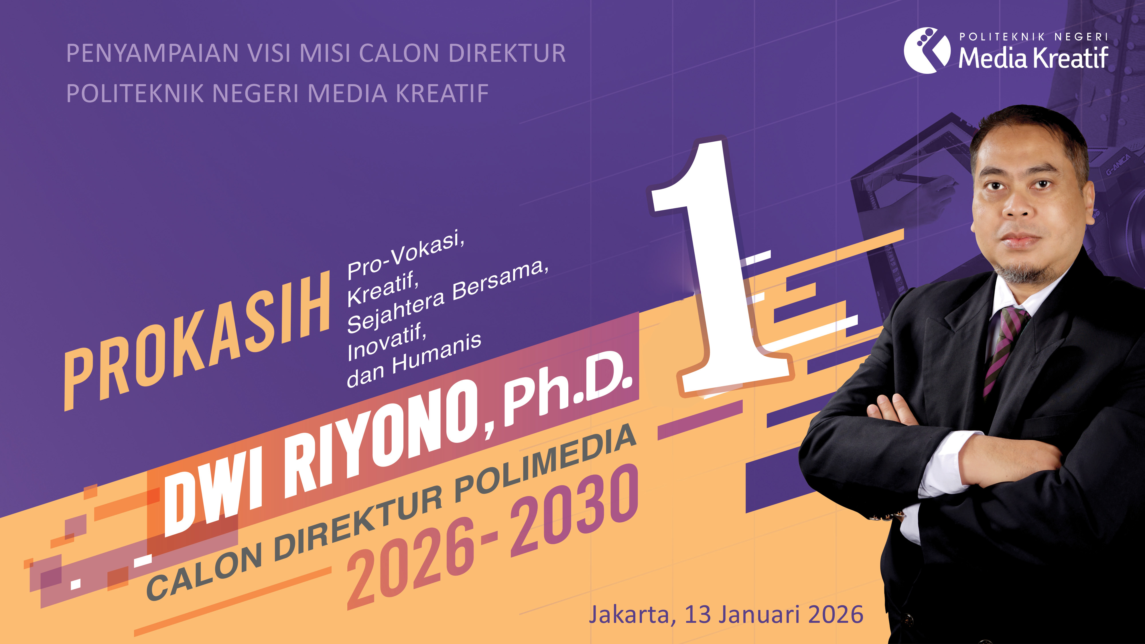 Dwi Riyono, Ph.D | Calon Direktur Polimedia 2026-2030